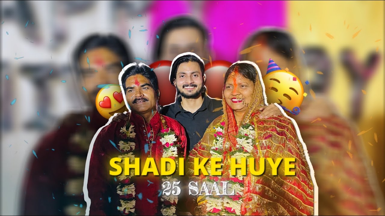 Shadi ko hua ‘’25 Saal’’ 🎂🔥| Anniversary Vlog | Ayush sharma - YouTube