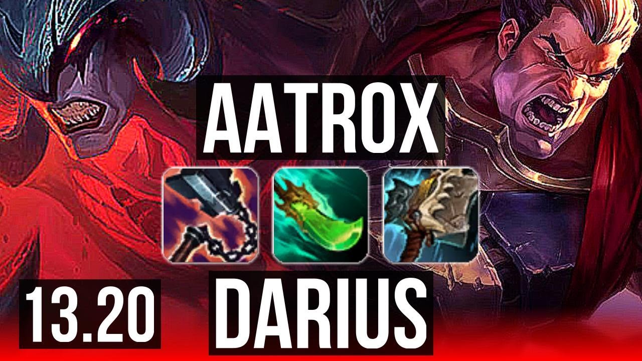 AATROX vs DARIUS (TOP) | 9 solo kills, 16/2/1, Legendary, 300+ games ...