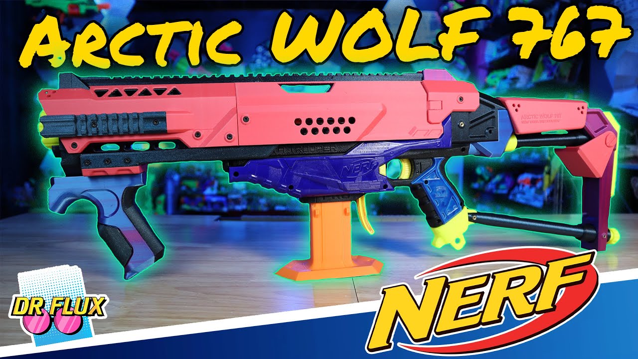 Arctic Wolf 767 - 3D Printed Nerf Delta Trooper Blaster Modification ...