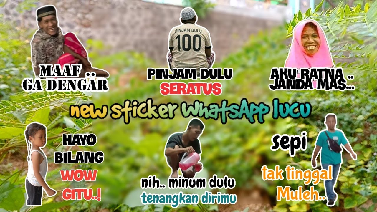 STIKER WA, STIKER LUCU WHATSAPP UPDATE TERBARU, STIKER WA LUCU 2023 ...
