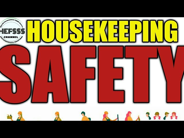 Housekeeping Safety Logo Toolbox Talk 6 Best Practices For
