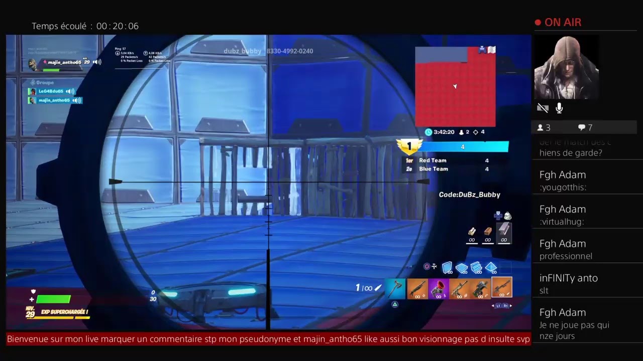 Live ps4.Majin_antho.Fortnite noscop - YouTube