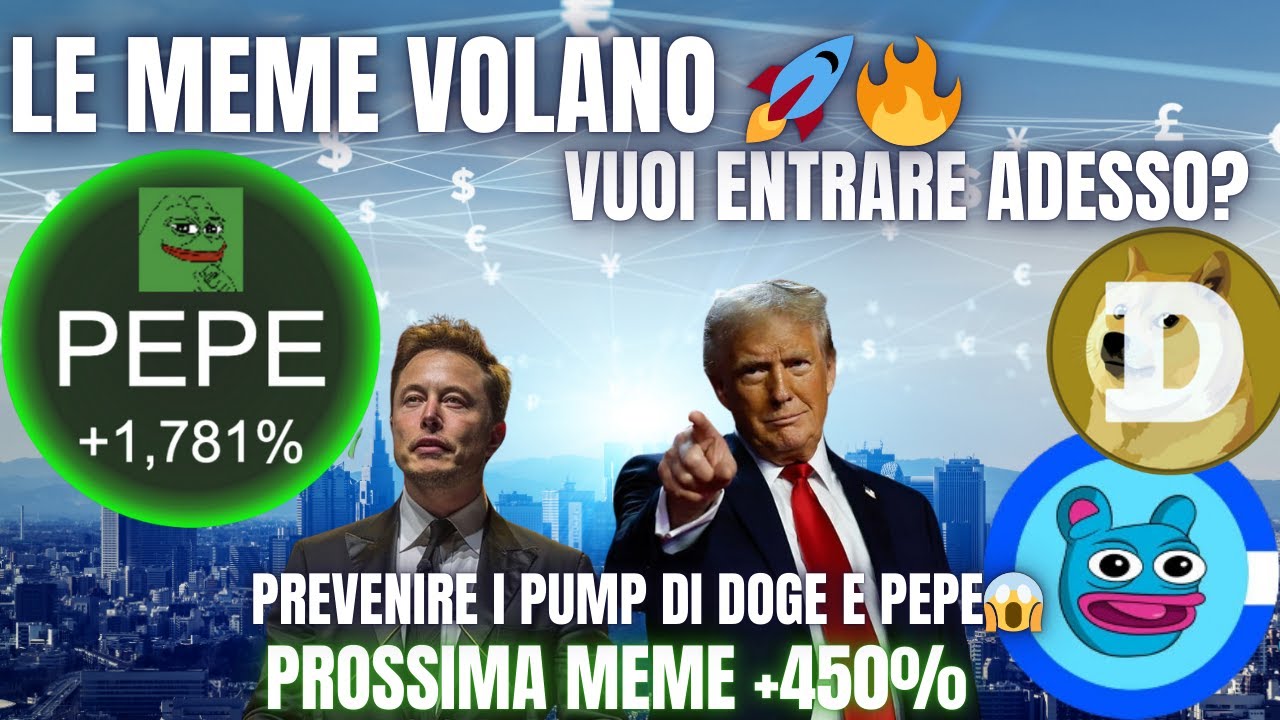 📈 MEME COIN ESPLODONO Insieme a BITCOIN! 💥 Il Mercato è Impazzito - YouTube