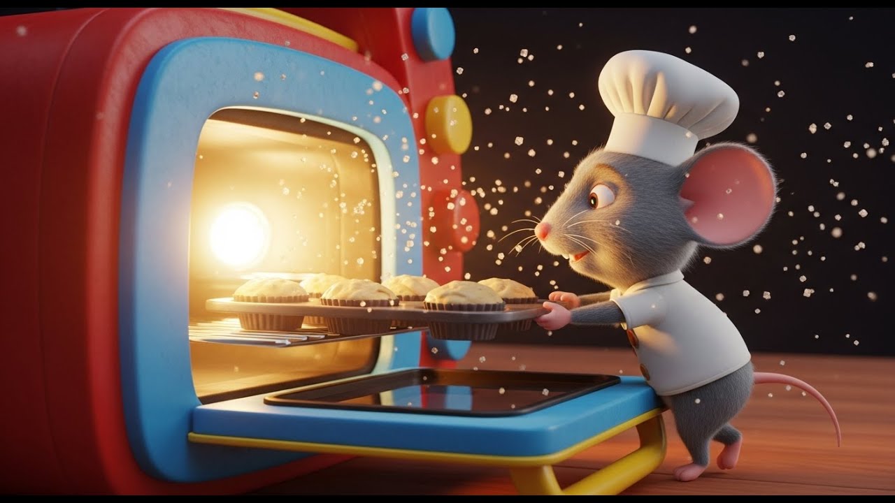 The Mouse Who Baked Muffins | Best Nursery Rhymes and Kids Songs ...