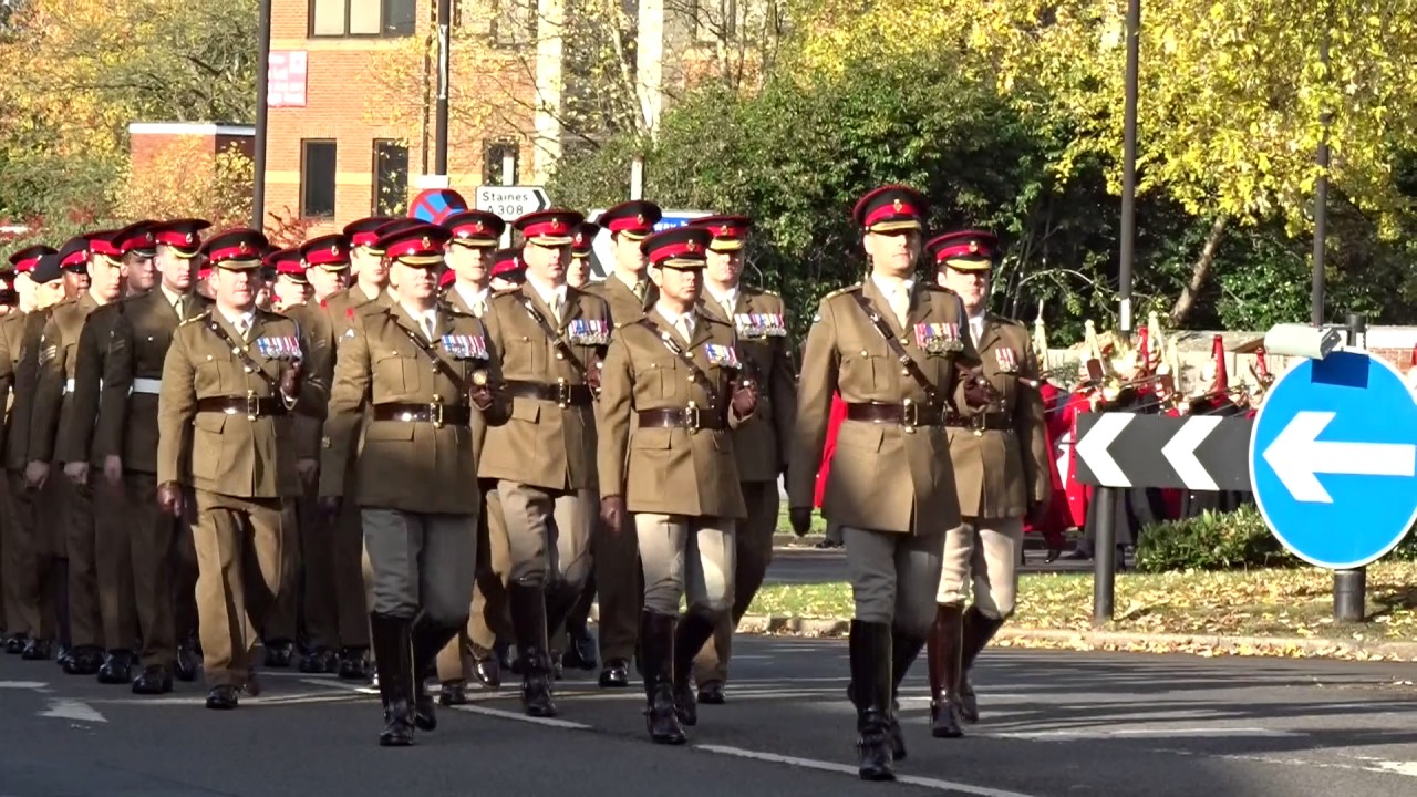Household Cavalry Regiment Remembrance Sunday - YouTube