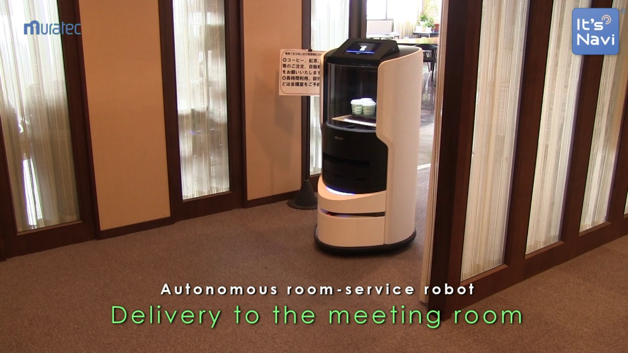 Autonomous room-service robot - YouTube