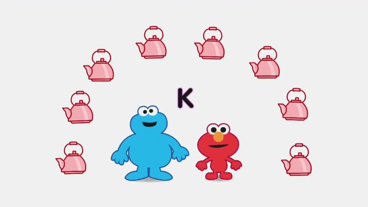 K is for Kettle #sesamestreet #cookiemonster - YouTube