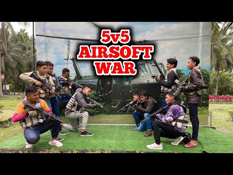 AIRSOFT WAR PART 2| 5v5 at SUAG!!