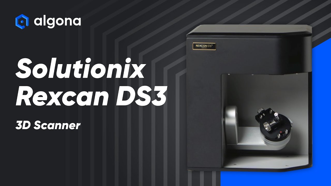 3D Scanner Solutionix Rexcan DS3 | algona IC - YouTube