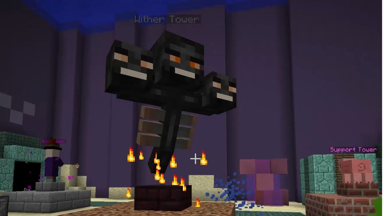 The wither is op!!|Minecraft Mirage tower defense - YouTube