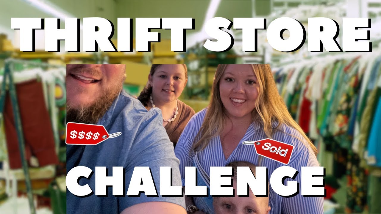 Thrift Store Challenge “Goodwill Hunting” - YouTube