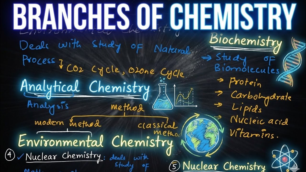 Branches of chemistry explained|Simplest Explanation ever before ...