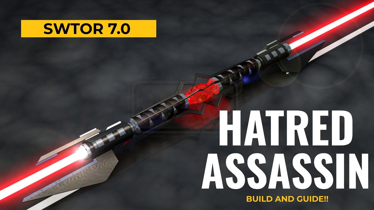SWTOR 7.0 - Sith Hatred Assassin DPS PVE Build and Guide - Dflekd - YouTube