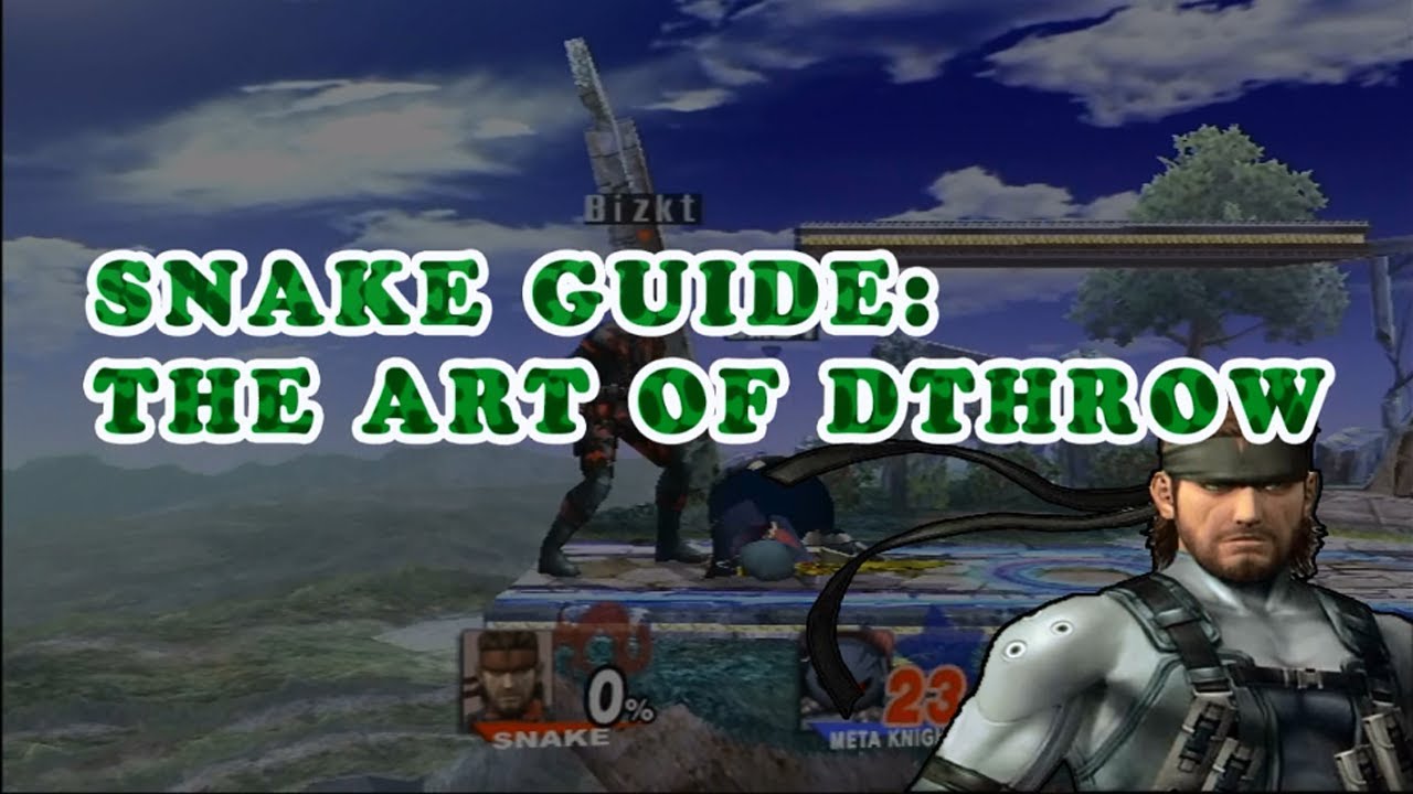 SSBB - Snake Guide: The Art of Dthrow (1,800th Video Special) - YouTube