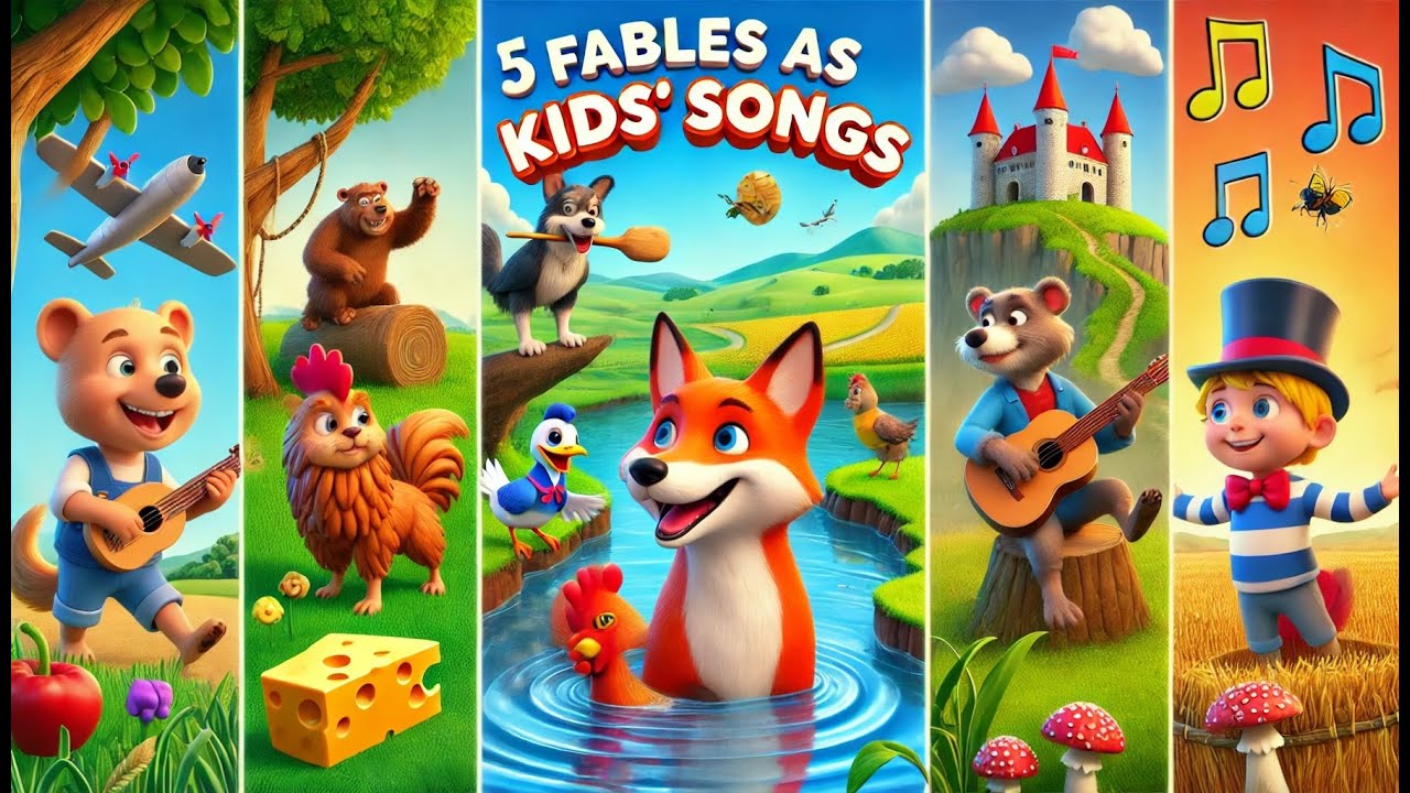 Fables as Kids Songs | Fun & Educational Stories for Children | Kinder ...