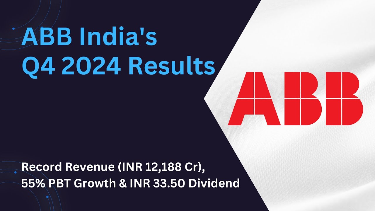 ABB India's Q4 2024 Results: Record Revenue (INR 12,188 Cr), 55% PBT ...