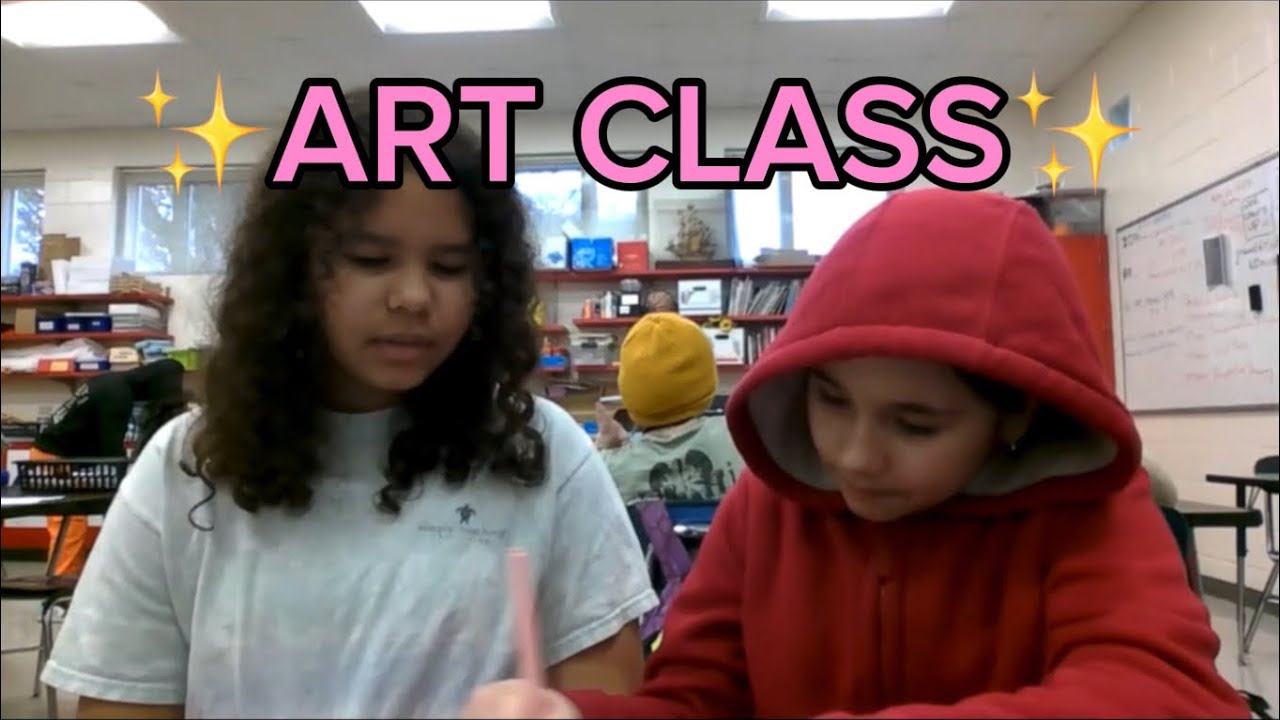 ART CLASS SHENANIGANS 💗 - YouTube