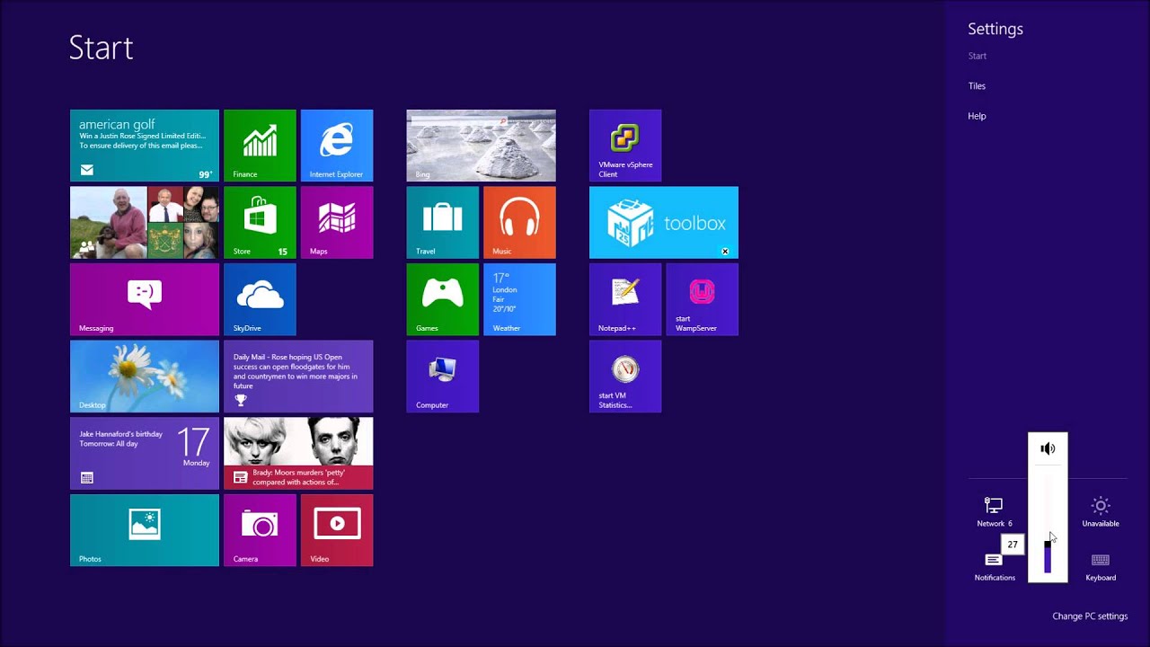 How To: Adjust / Change Volume / Sound on Windows 8.1 [HD][Tutorial ...
