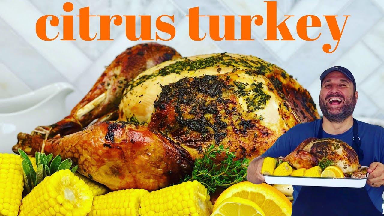 Juicy Citrus Roast Turkey Recipe for Thanksgiving & Christmas - YouTube