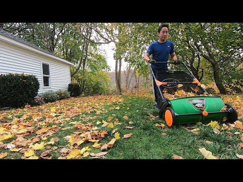 Scotts Lawn Sweeper: Push Reel Leaf Clearance