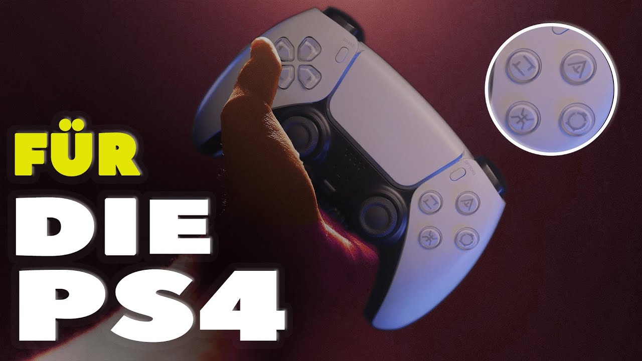 unglaublicher Fake PS5 Controller für die PS4 - Test und Review - YouTube