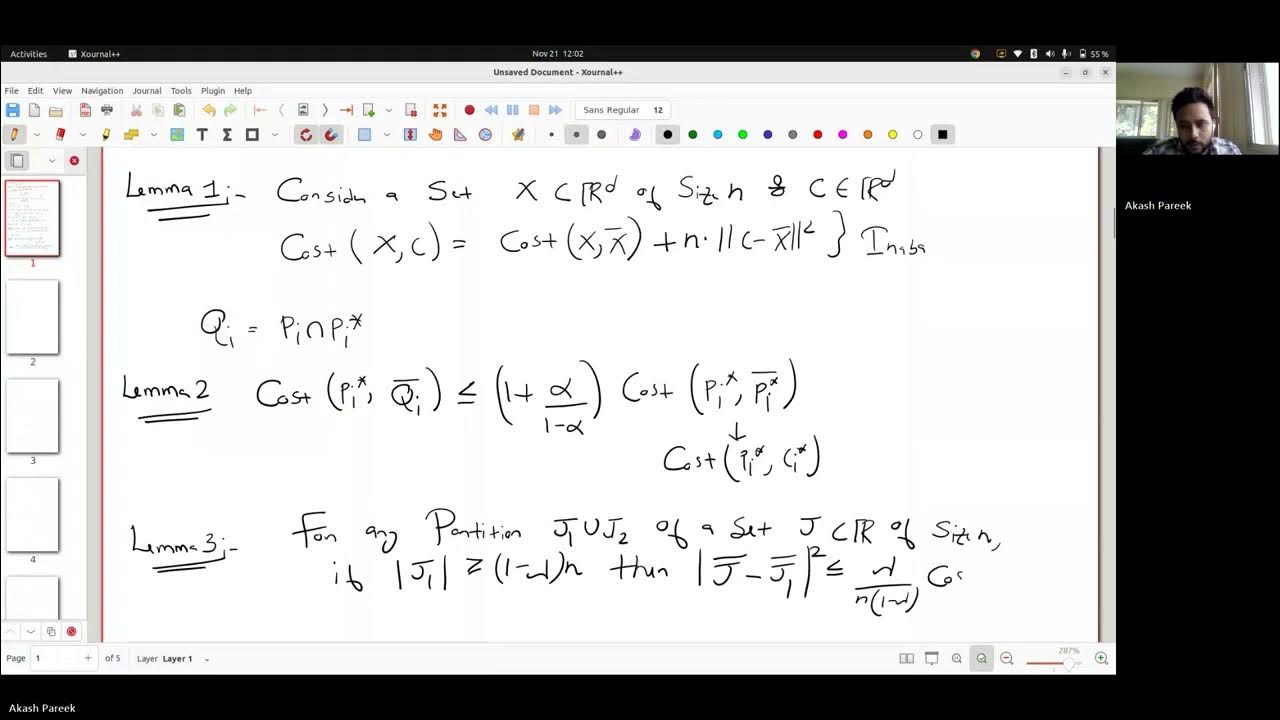 Lecture3- Improved Learning Augmented Algorithm for kmeans - YouTube
