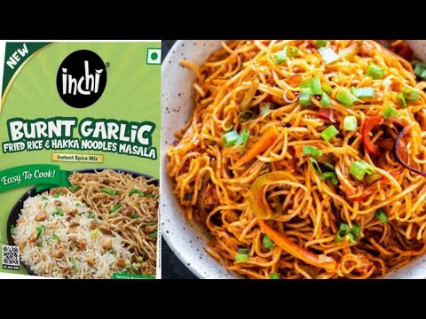 Instant inchi's Burnt Garlic Hakka Noodles Masala Recipe | How to make ...