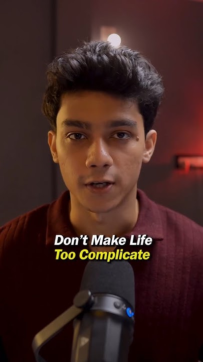 Don’t make life too complicated!We always #life #mindset # ...