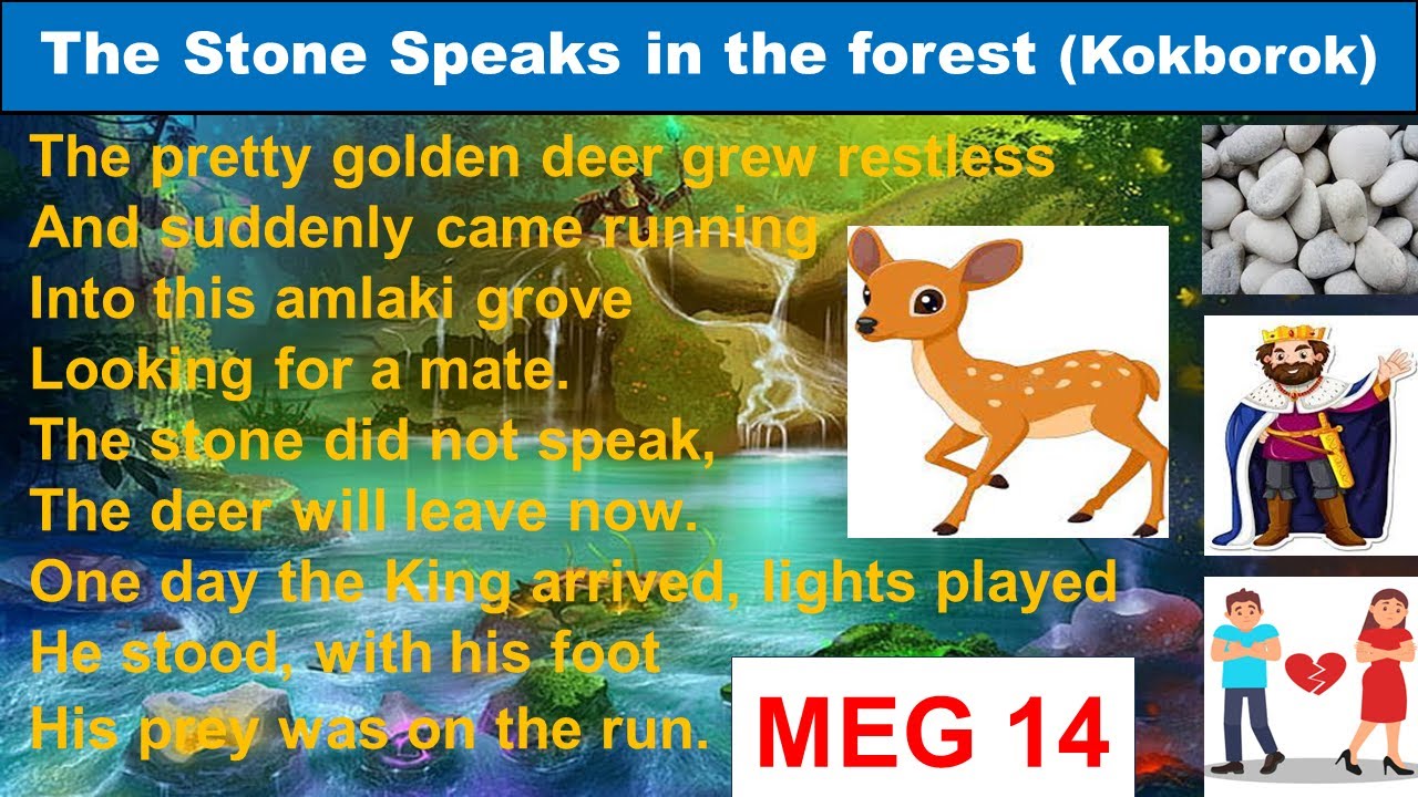 The Stone Speaks in the Forest poem by Chandra Kanta Murasingh - MEG-14 ...