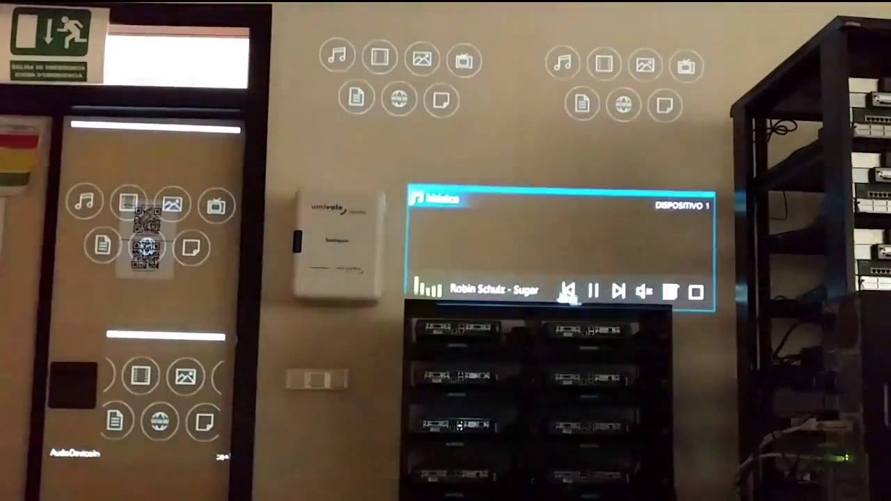 Interactive Media Wall Projection - YouTube