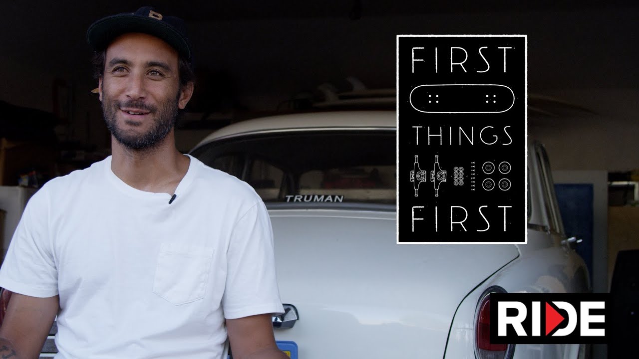 Chad Tim Tim's First Skateboard - First Things First - YouTube