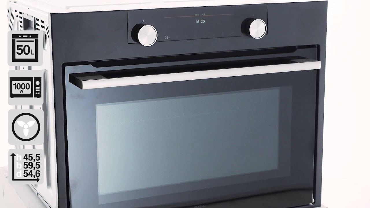 Asko OCM8487A Kombiovn - YouTube