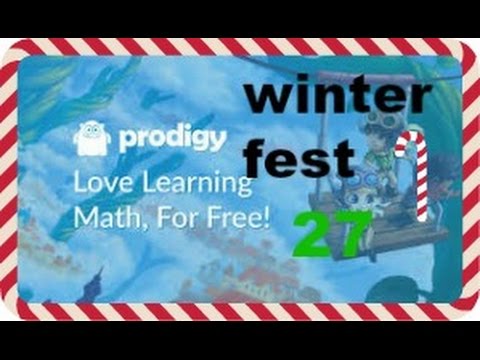 Let's Play Prodigy Math - Episode 27 - Winterfest 2016! Daily rewards ...