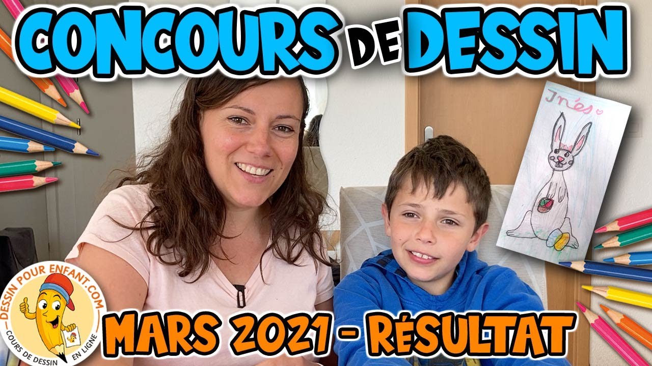 CONCOURS DE DESSIN POUR ENFANTS - résultats mars 2021 - YouTube