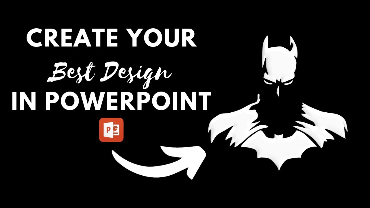 Batman tutorial Design in PowerPoint #design #tutorials #powerpoint #easyediting #creative - YouTube