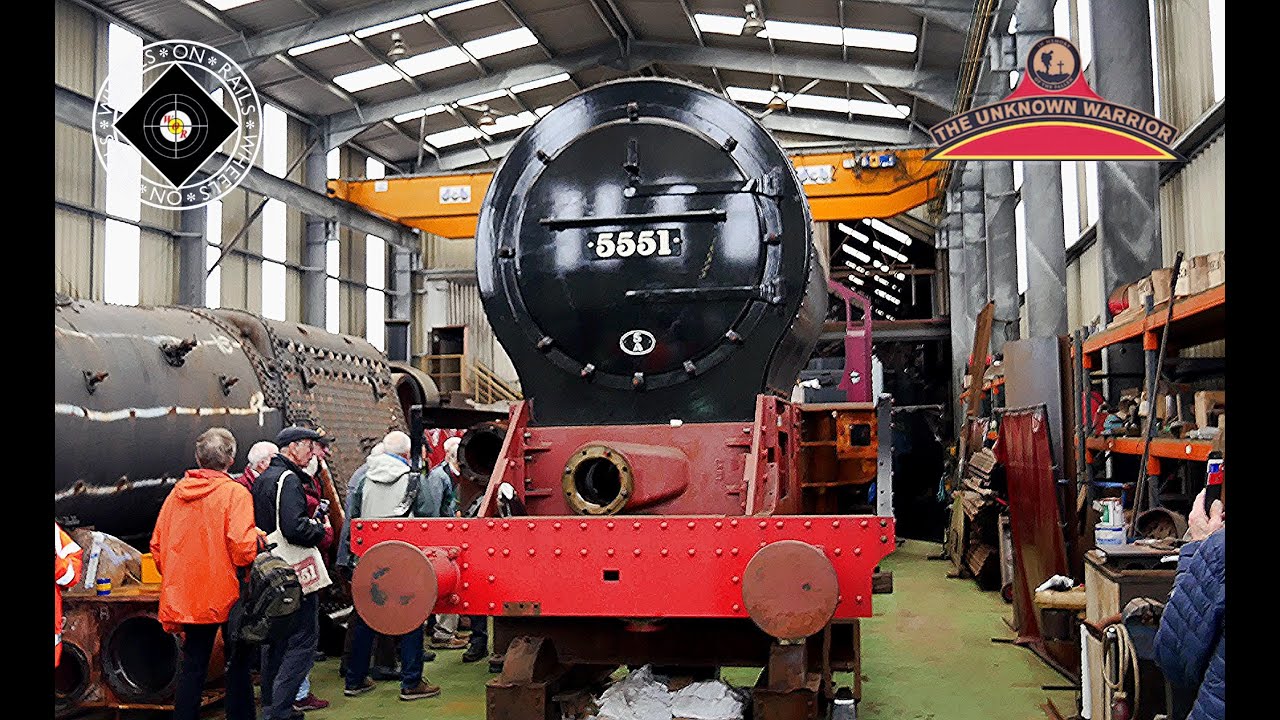 NEW BUILD LMS PATRIOT 5551 "THE UNKNOWN WARRIOR" @ TYSELEY DEPOT, 20/9 ...