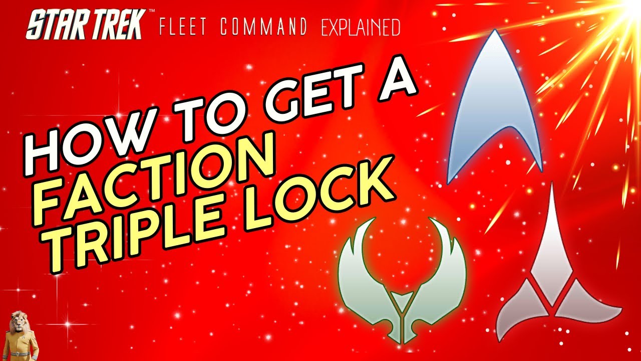 FACTION TRIPLE LOCK | Star Trek Fleet Command | Outside Views STFC 2023 ...