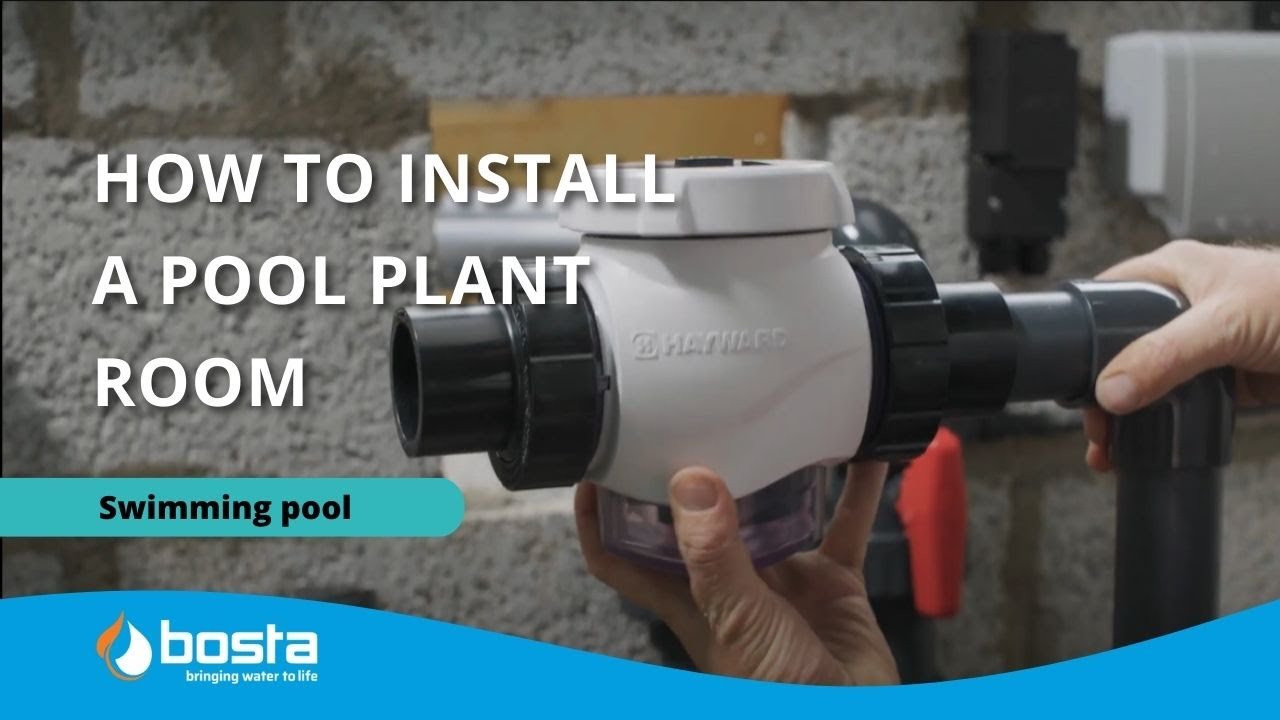 Fibreglass Pool Package - How to install a pool plant room - YouTube