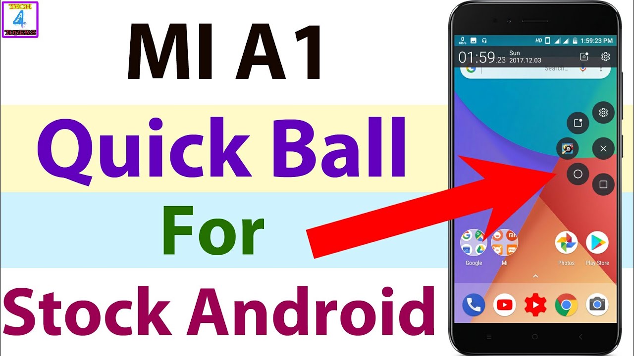 How to enable quick ball on Mi A1 without root || Enable MI A1 quick ...