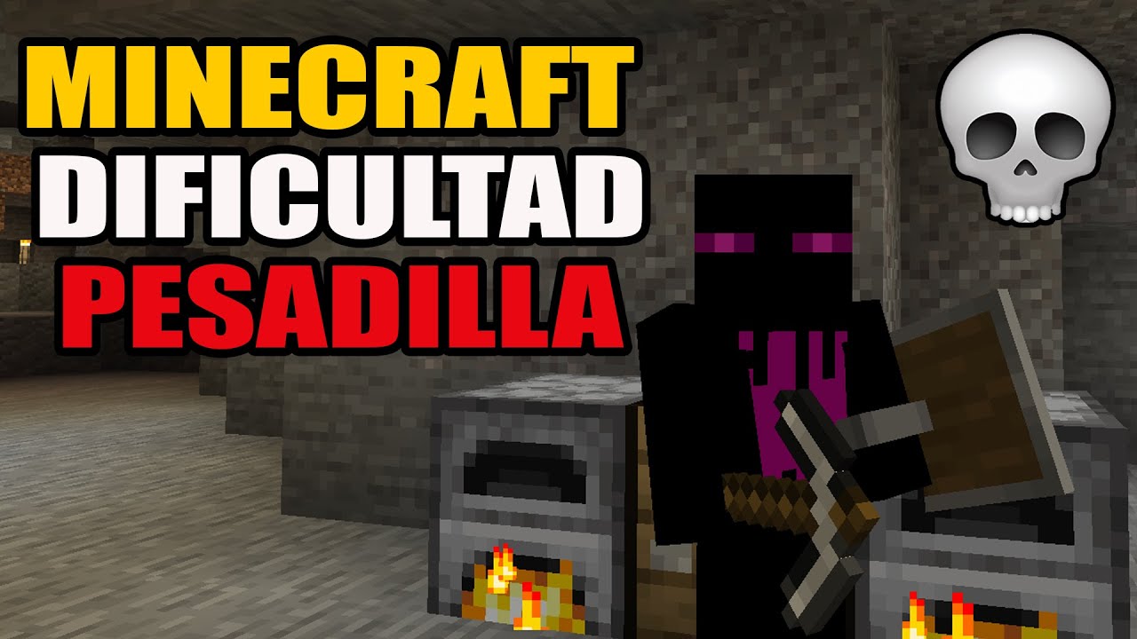 SOBREVIVÍ AL PRIMER DÍA EN MINECRAFT DIFICULTAD PESADILLA #1 - YouTube