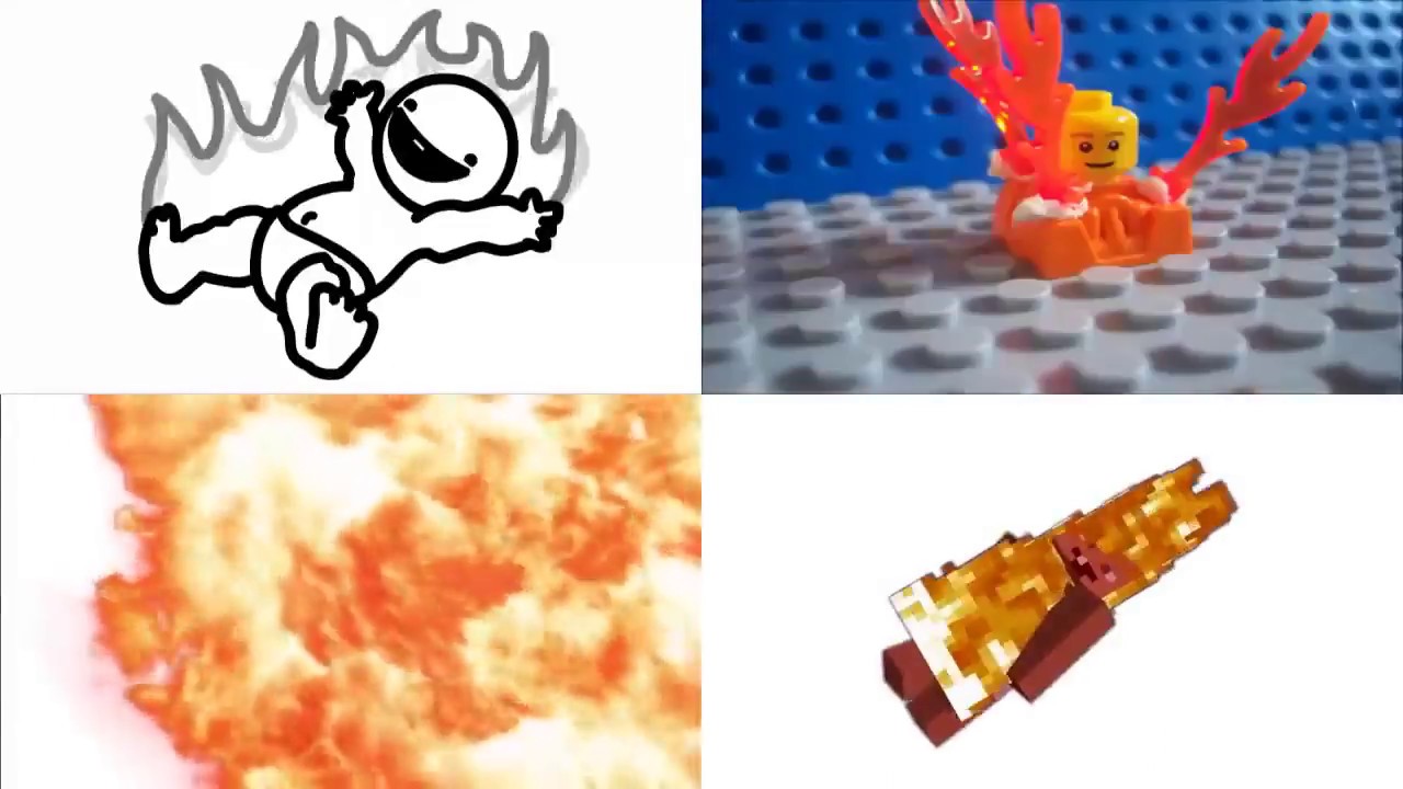 asdfmovie3 Real life animation Lego VS Minecraft - YouTube