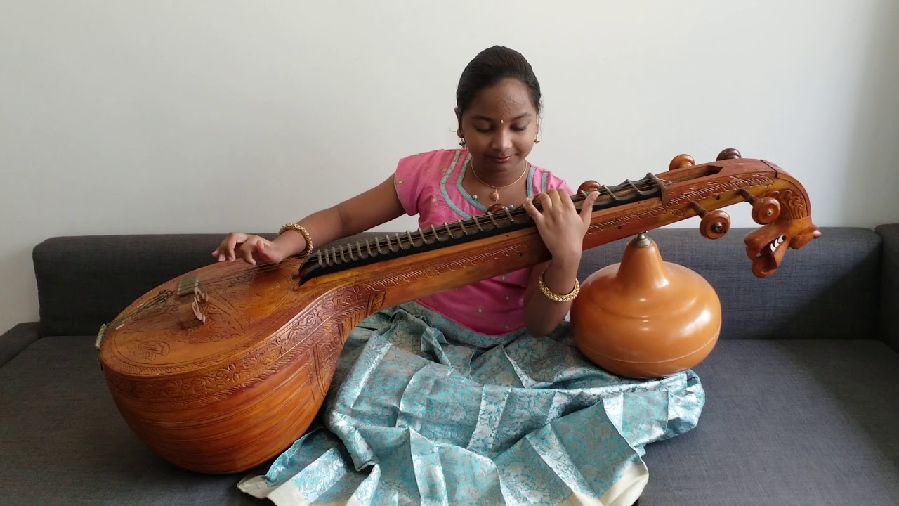 Playing Dandamu Pettenura in Veenai - YouTube