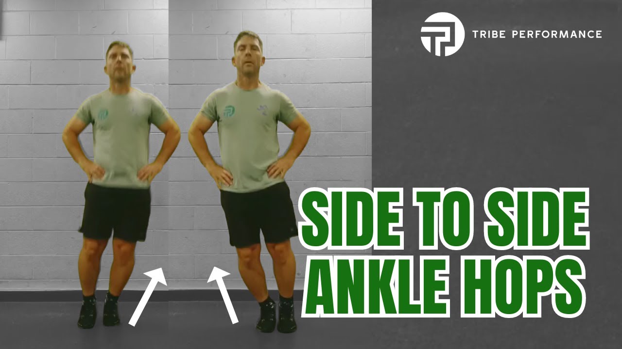 Side to Side Ankle Hops | Tribe Performance - YouTube
