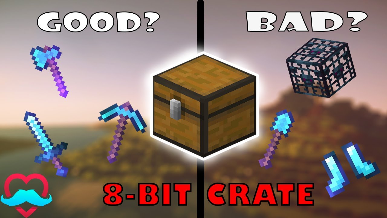 Rating The 8-Bit Crate! (Minecraft Loverfella Sever) - YouTube