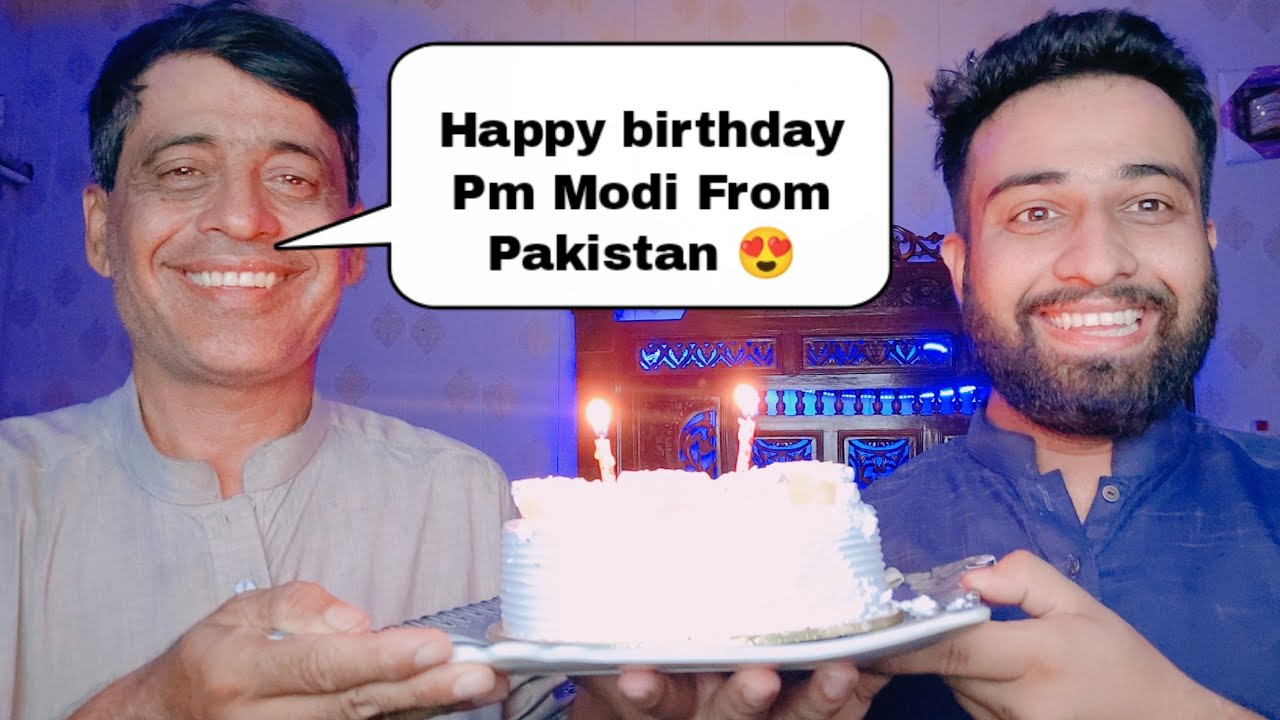 Happy Birthday Pm Modi From Pakistan | Pm Modi Birthday Cake Cutting In ...
