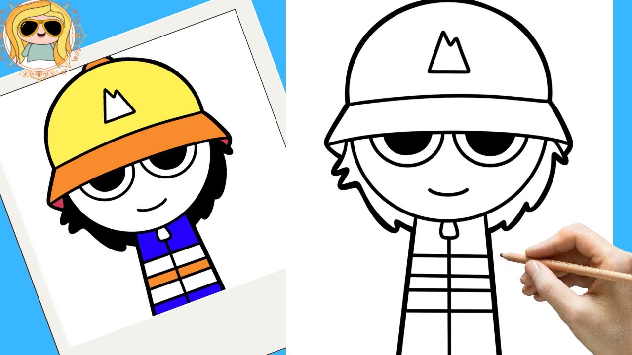 How to draw El Cool P - Incredibox Sprunki Characters Drawing Tutorial ...