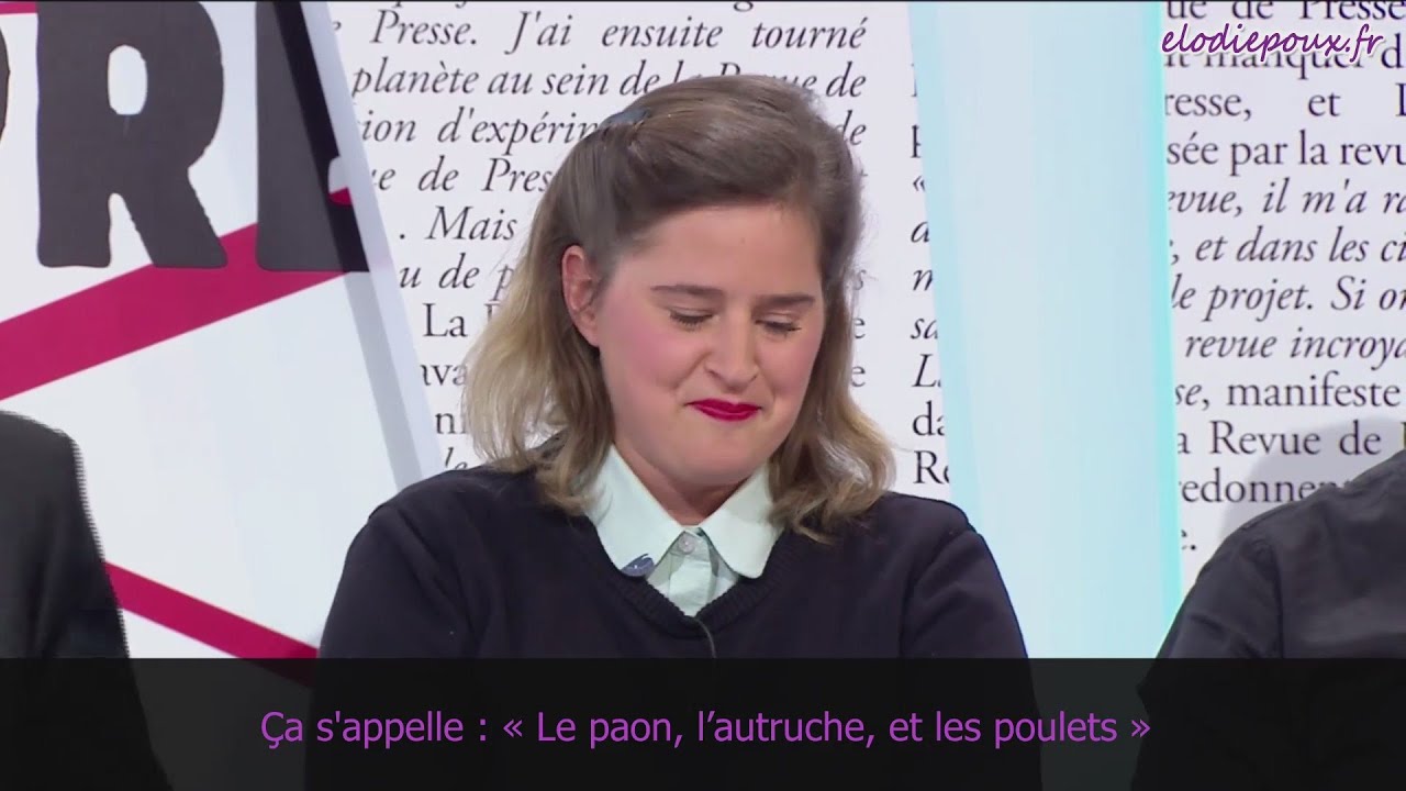 Elodie Poux - Le paon, l’autruche, et les poulets - YouTube