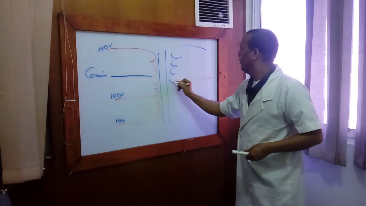 Como hacer un transformador para un inversor de 220V Y 110V - YouTube