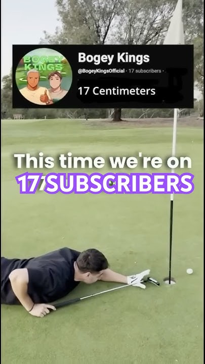 Day 4 of adding 1cm to our putt for each subscriber we have until we hit 1000 subscribers! - YouTube