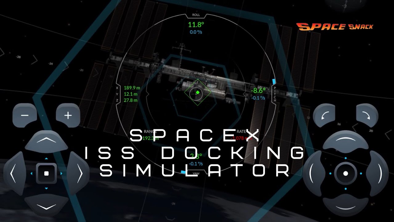 TESTING SPACEX ISS DOCKING SIMULATOR - YouTube